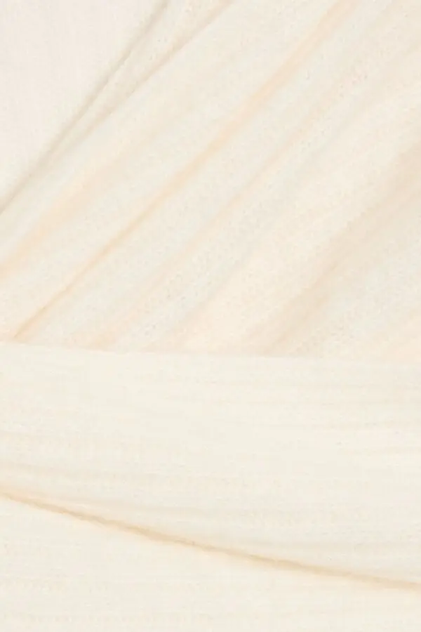 Naadam Coasta Wrap-effect Ribbed Cashmere Sweater
