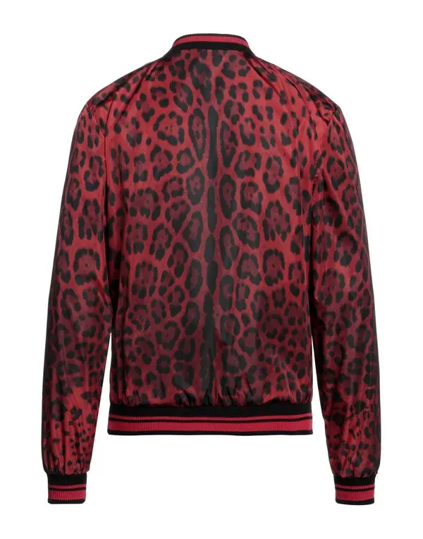 Dolce & Gabbana Leopard Print Bomber Jacket