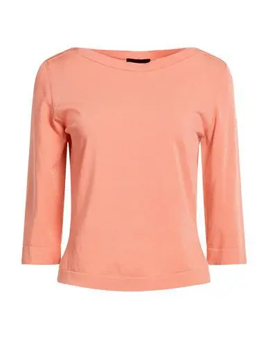 ROBERTO COLLINA Knitted 3/4 Sleeve Sweater - Orange