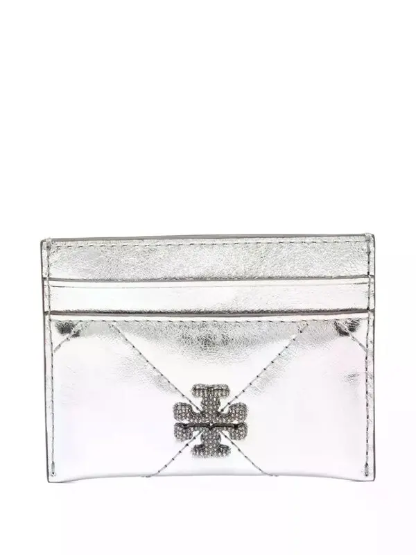 Tory Burch Kira Diamond Quilt Card Case - Metallic