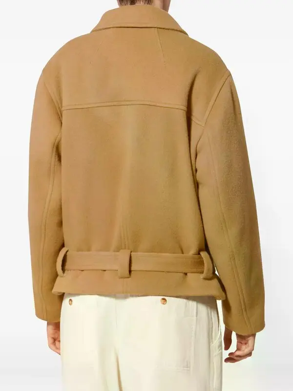 Isabel Marant Étoile Belted Double-breasted Coat - Neutrals