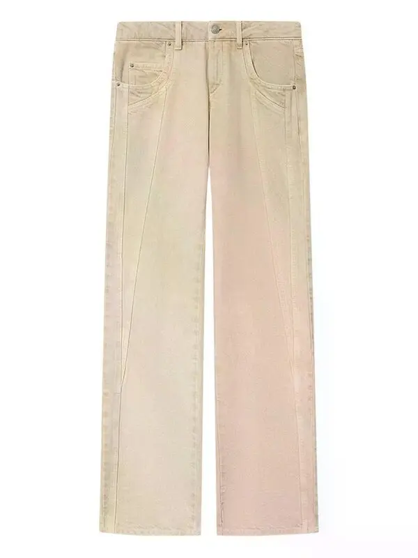 MARANT ETOILE Jaylis Five-pocket Jeans - Neutrals