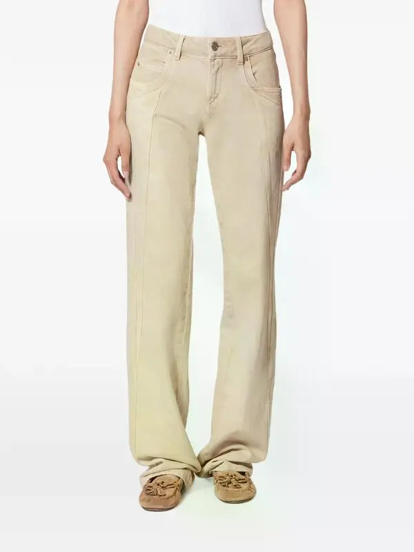 MARANT ETOILE Jaylis Five-pocket Jeans - Neutrals