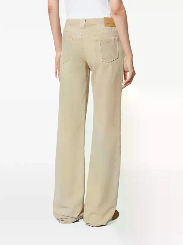 MARANT ETOILE Jaylis Five-pocket Jeans - Neutrals