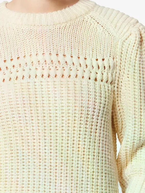 MARANT ETOILE Winnie Openwork Sweater - Neutrals