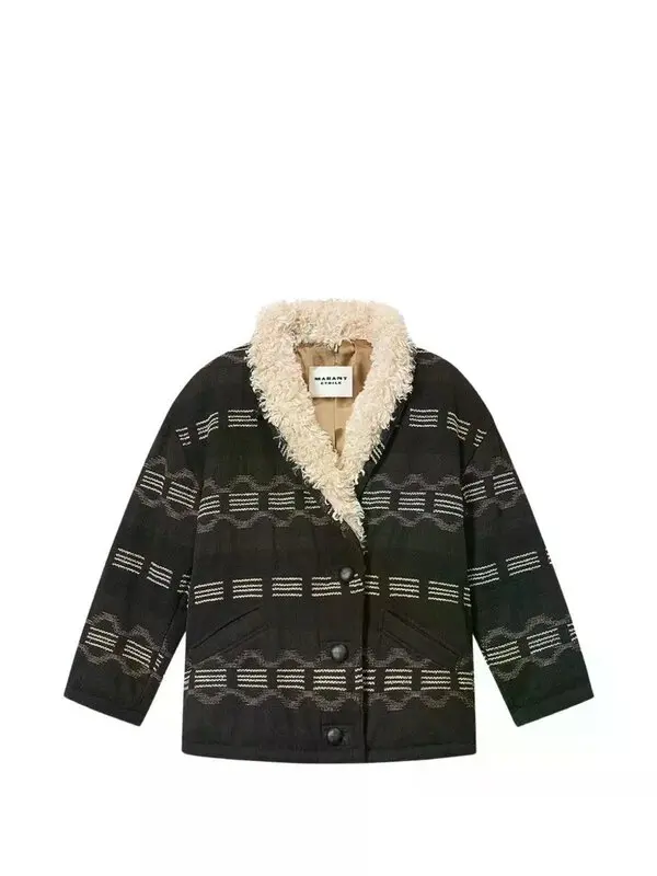 MARANT ETOILE Patterned Jacket - Black