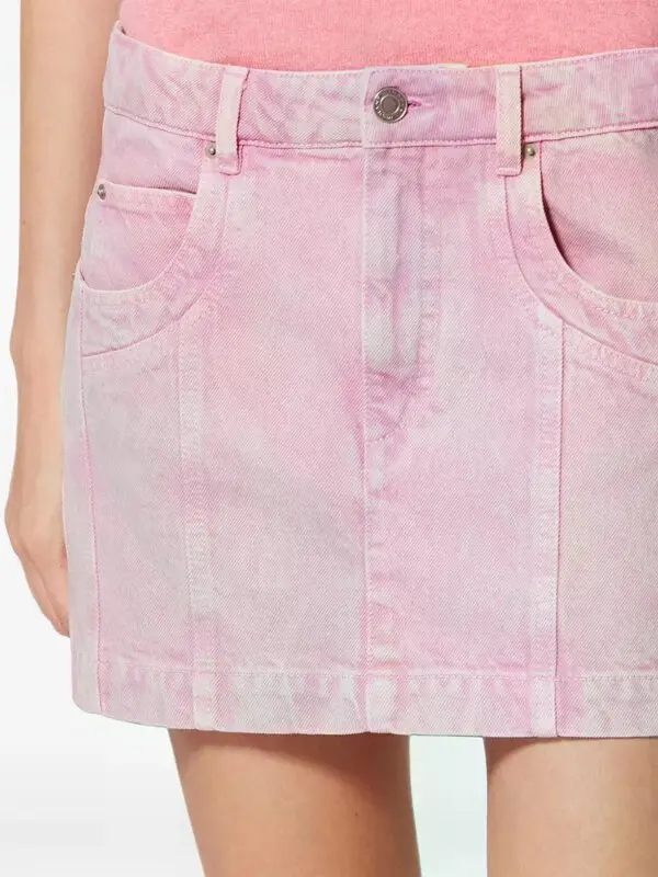 MARANT ETOILE Juana Pocket Mini Skirt - Pink