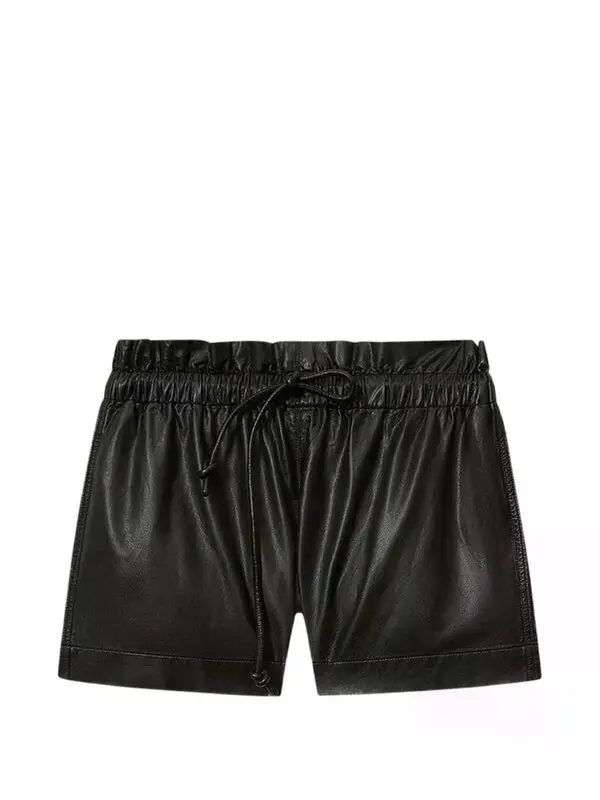 MARANT ETOILE Naline Ruffled Shorts - Black