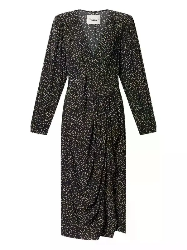MARANT ETOILE Daylia Printed Midi Dress