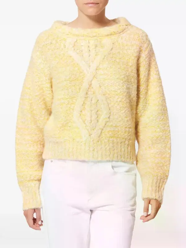Isabel Marant Étoile Dorota Cable-knit Sweater - Yellow