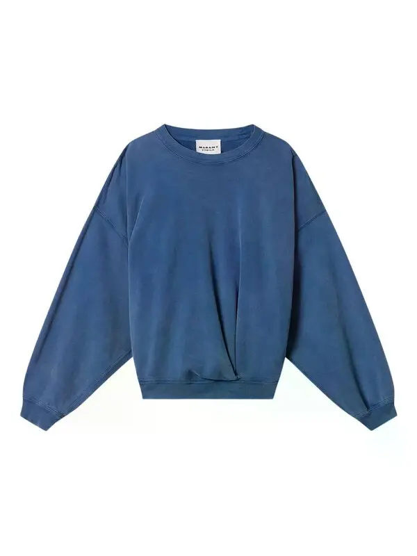 MARANT ETOILE Sauria Embroidered Sweatshirt - Blue