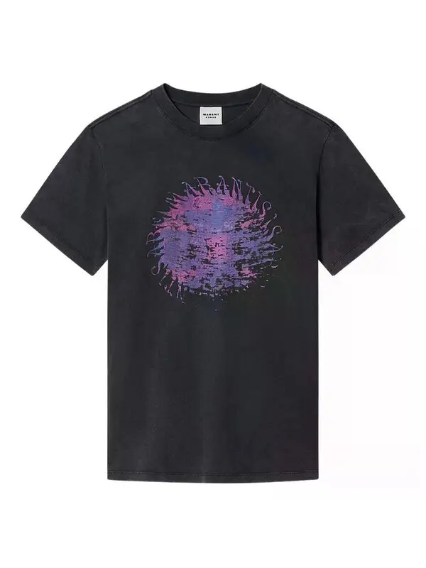 MARANT ETOILE Zoeline Graphic T-shirt - Black