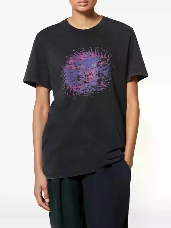 MARANT ETOILE Zoeline Graphic T-shirt - Black