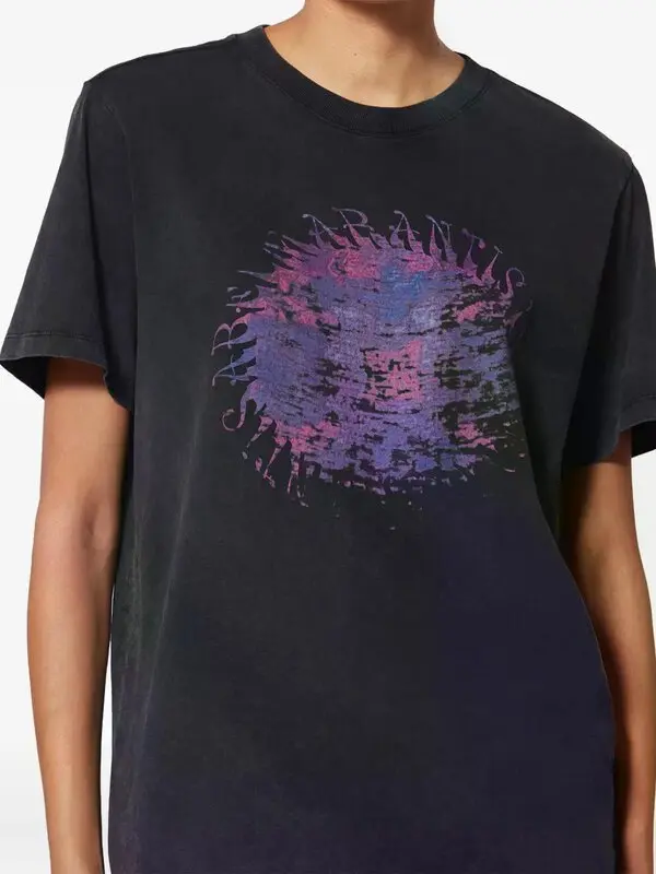 MARANT ETOILE Zoeline Graphic T-shirt - Black