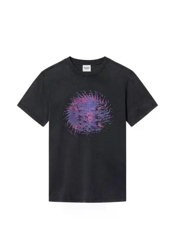 MARANT ETOILE Zoeline Graphic T-shirt - Black