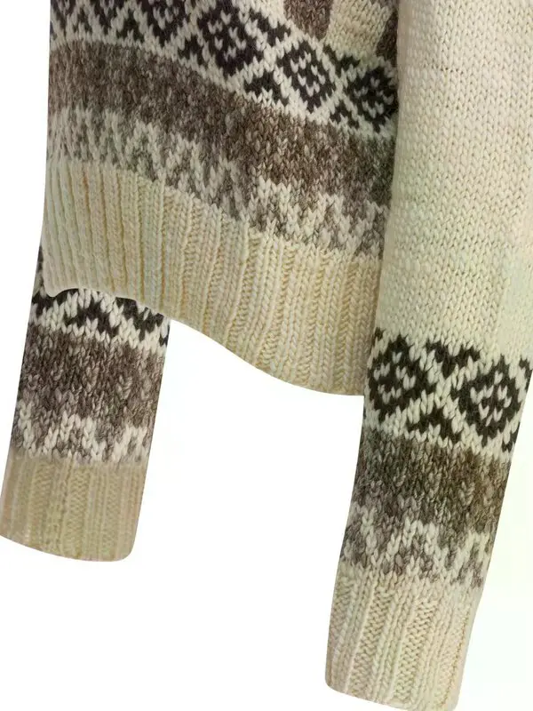 トップス POLO RALPH LAUREN wool patterned sweater POLO RALPH LAUREN Intarsia cotton and wool-blend sweater | NET-A