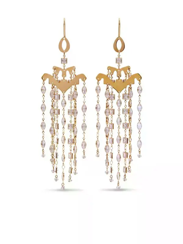 Isabel Marant Meline Fringe Earrings - Gold