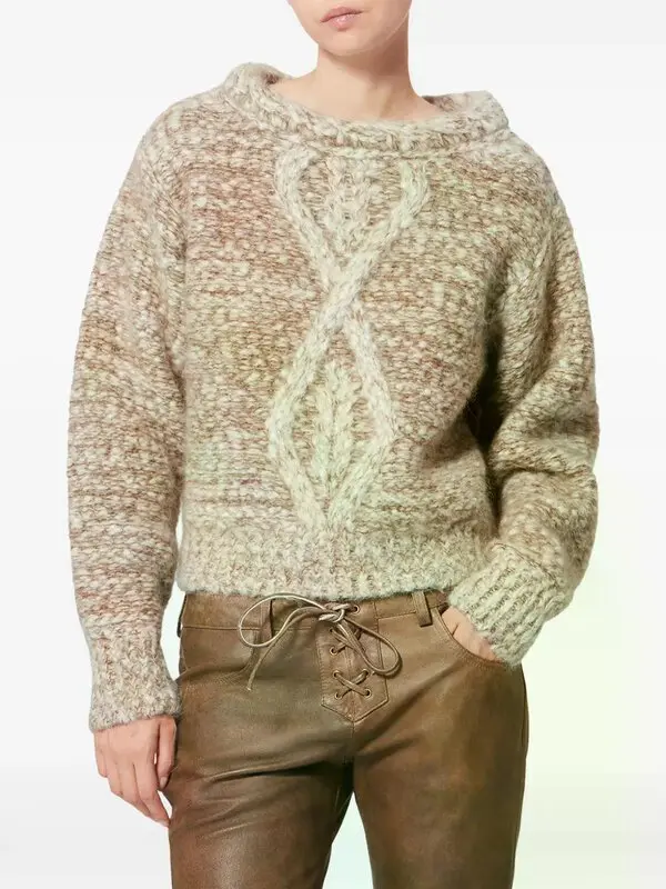 Isabel Marant Étoile Dorota Cable-knit Sweater - Neutrals