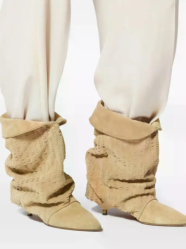Isabel Marant Étoile Edrik Laser-cut Boots - Neutrals