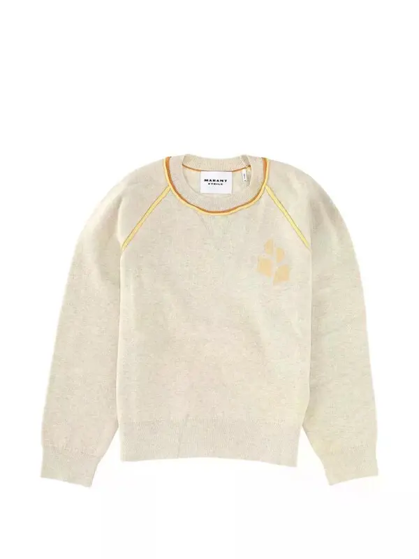 MARANT ETOILE Loriby Logo Sweater - Grey