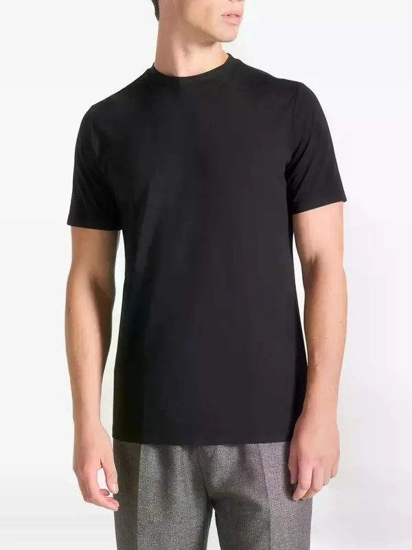Manière De Voir Armand Eiffel-plaque T-shirt - Black