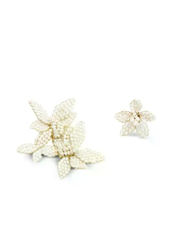 Isabel Marant Loli Asymmetric Earrings - Neutrals