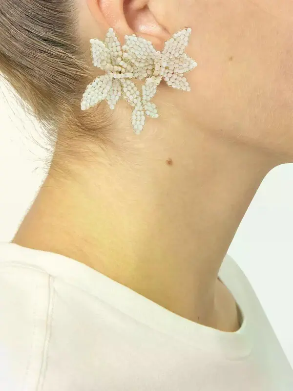 Isabel Marant Étoile Loli Asymmetric Earrings - Neutrals