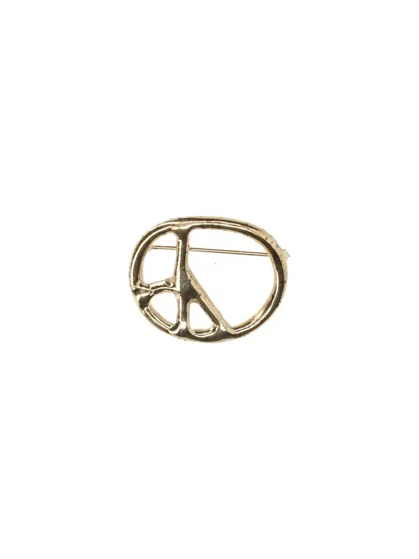 Needles Peace Brooch - Gold