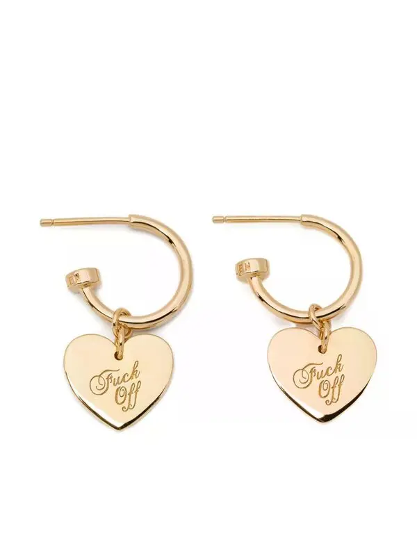 STOLEN GIRLFRIENDS CLUB Warm Welcome Heart Earrings - Gold