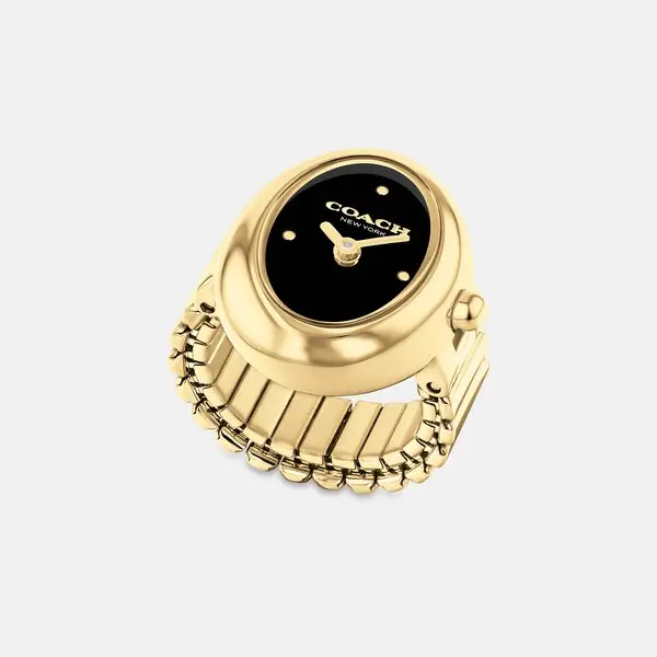 COACH Sammy Ring Watch, 18mm X 22.5mm - Gold