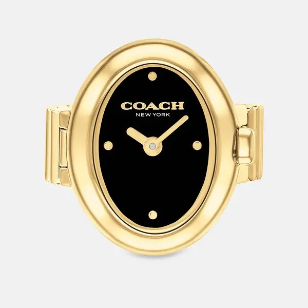 COACH Sammy Ring Watch - Gold