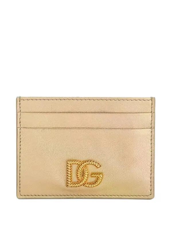 Dolce & Gabbana Logo Cardholder - Gold