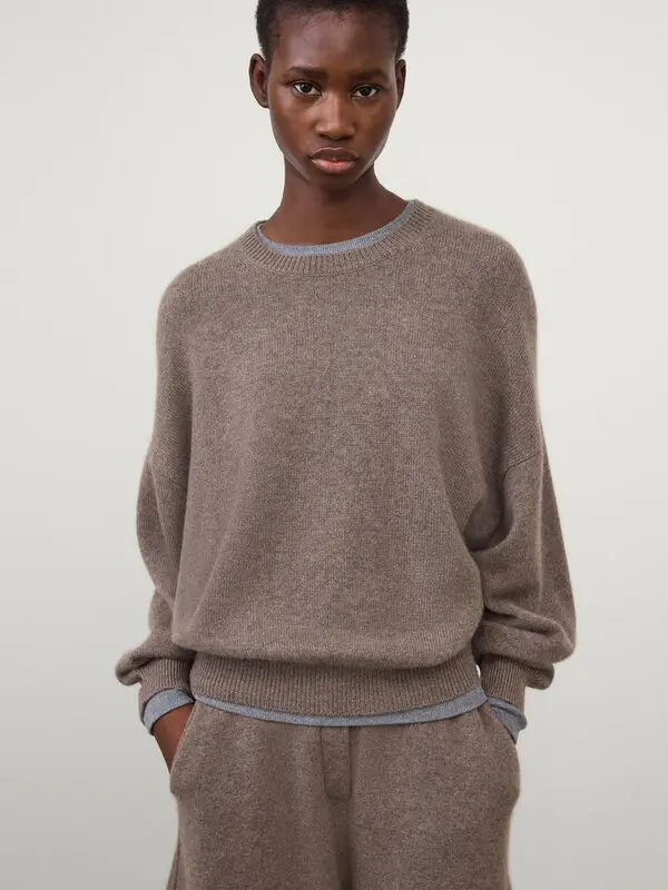 LISA YANG The Veira Sweater - Truffle