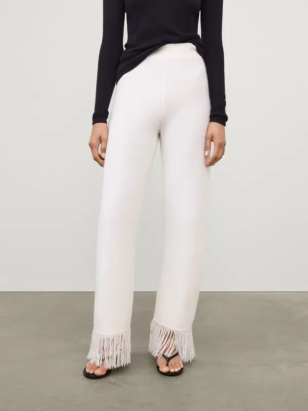 LISA YANG The Kiera Trousers - Cream