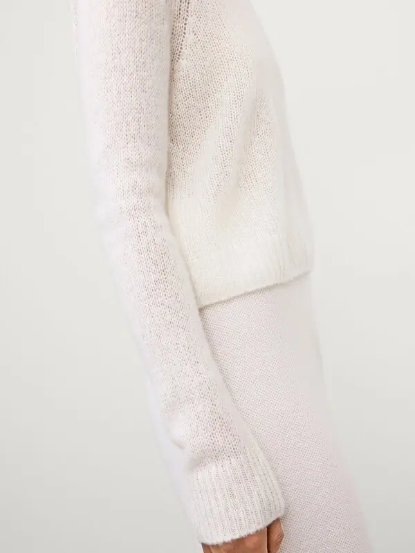 LISA YANG The Solene Sweater - Cream