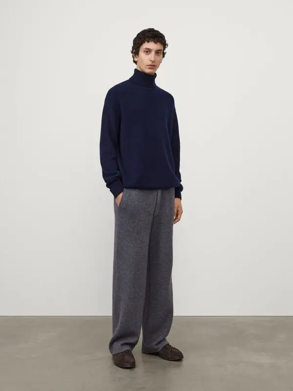 LISA YANG Faron Cashmere Sweater - Navy