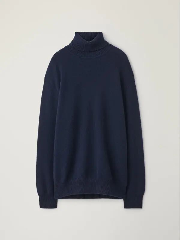 LISA YANG Faron Cashmere Sweater - Navy