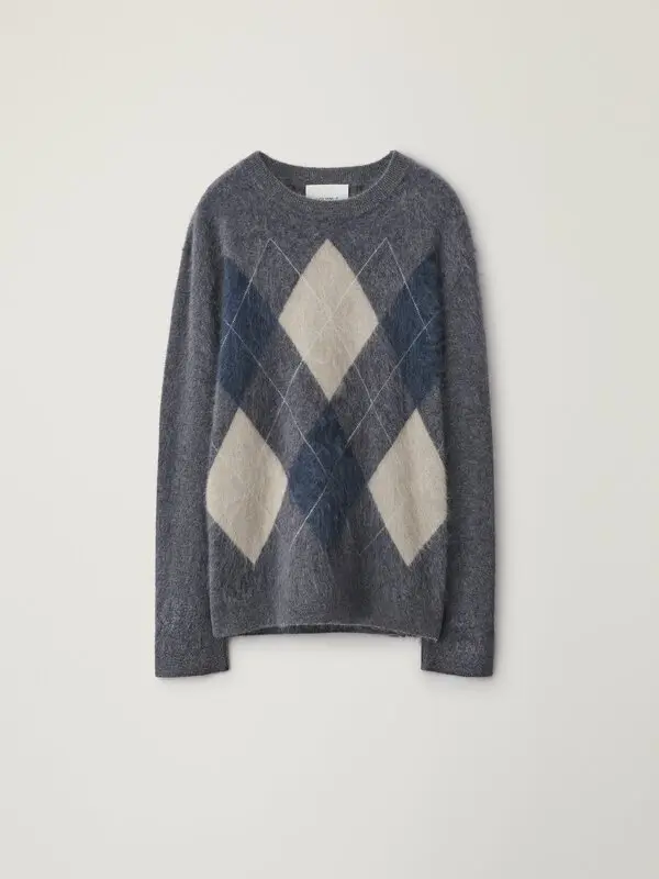 LISA YANG STORE Roscoe Argyle Cashmere Sweater