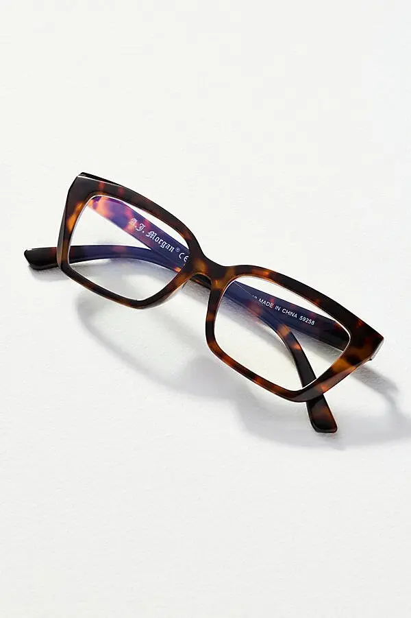 A.J. MORGAN Cat-eye Readers - Tortoise
