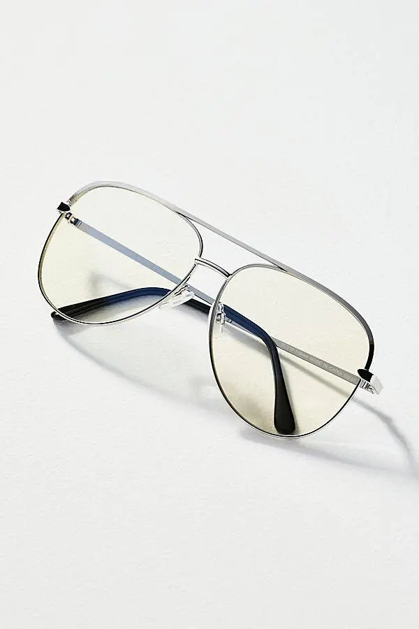 A.J. MORGAN Metal Aviator Readers - Silver