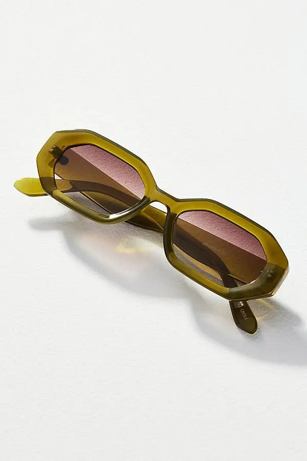 I-SEA Flat-top Sunglasses - Green