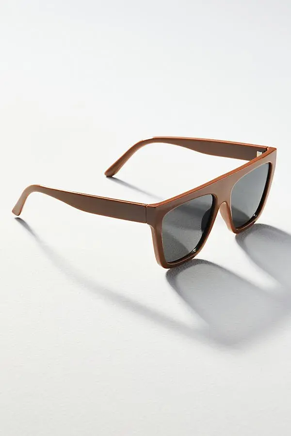 Anthropologie Flat-top Aviator Sunglasses
