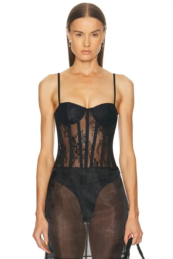 PatBO Laila Lace Bodysuit