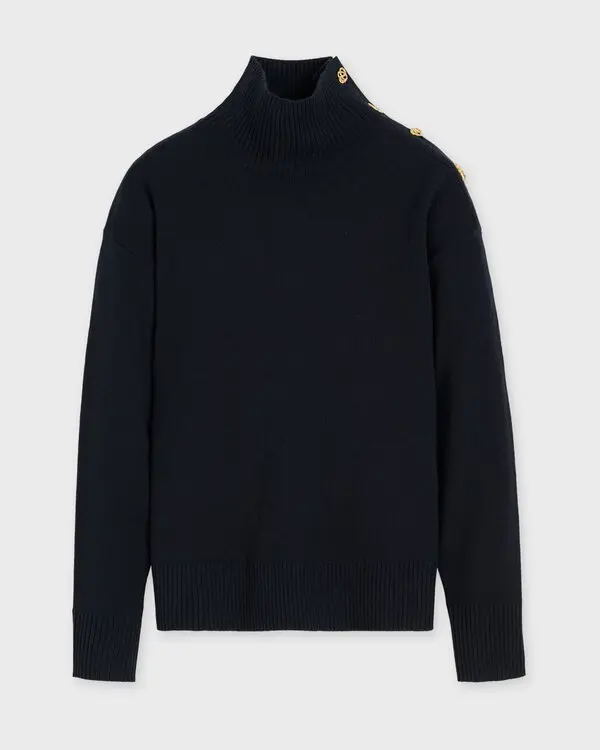 BY MALENE BIRGER Wool Knit Turtleneck Sweater