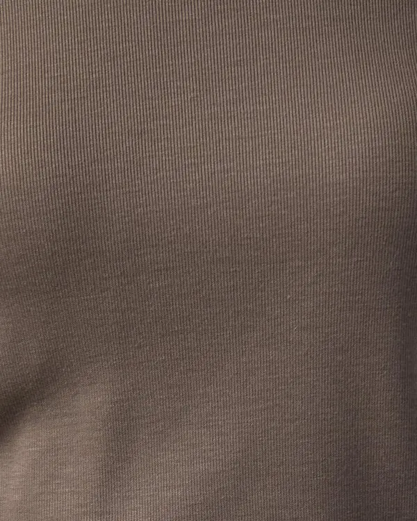 BY MALENE BIRGER Fritha Lyocell Long Sleeve T-shirt - Chocolate