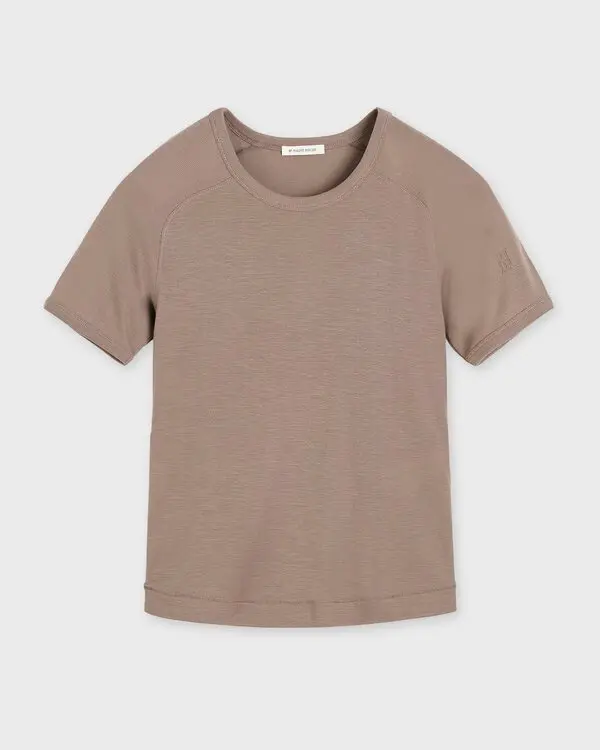 BY MALENE BIRGER Alezia Lyocell T-shirt - Chocolate