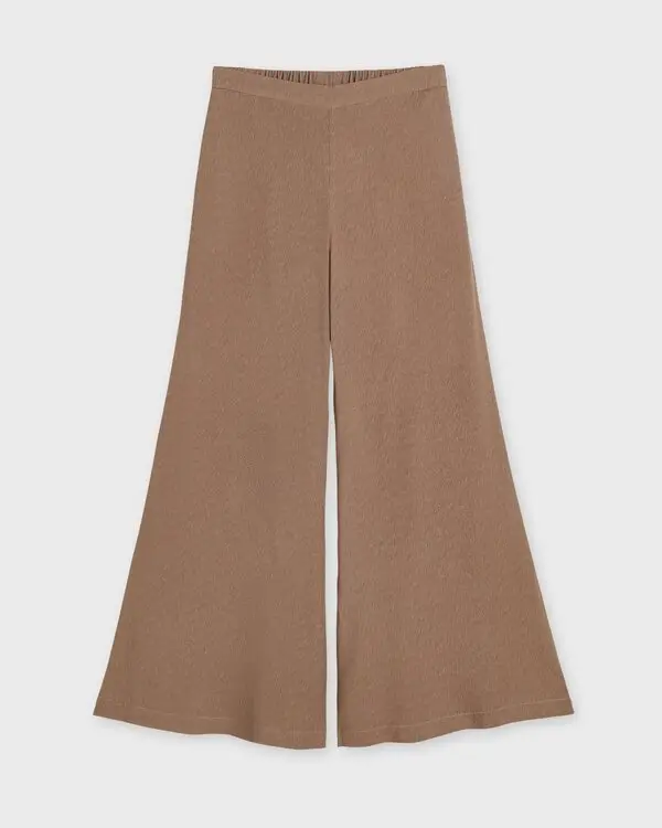 BY MALENE BIRGER Lucee Wide Leg Trousers - Chocolate