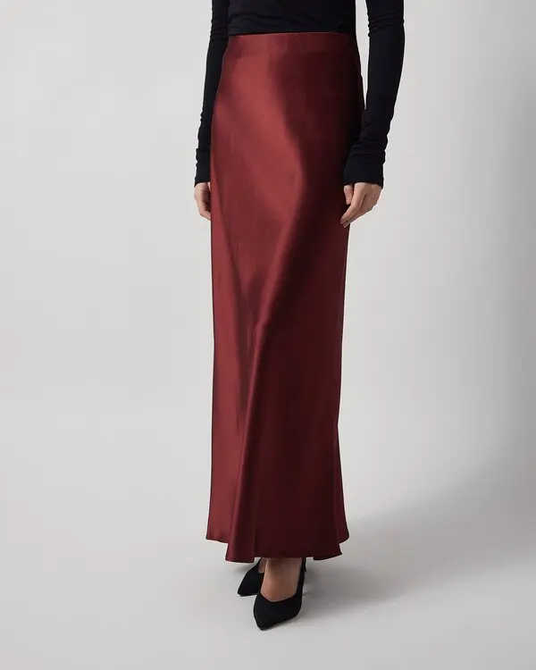 BY MALENE BIRGER Satin Maxi Skirt