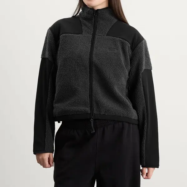 SKIMS Teddy Sherpa Zip Up - Ash