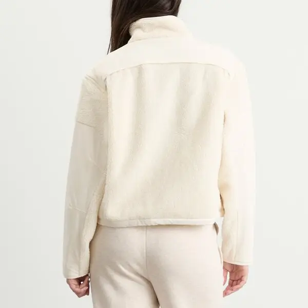 SKIMS Teddy Sherpa Zip Up - Ecru